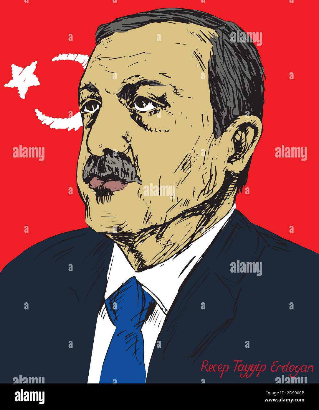 Recep Tayyip Erdogan, President of Turkey since 2014, Prime Minister ...