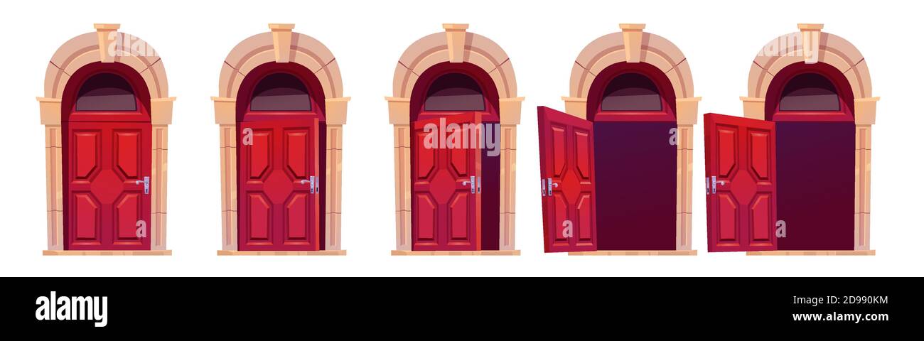 Shut front door Stock Vector Images - Alamy