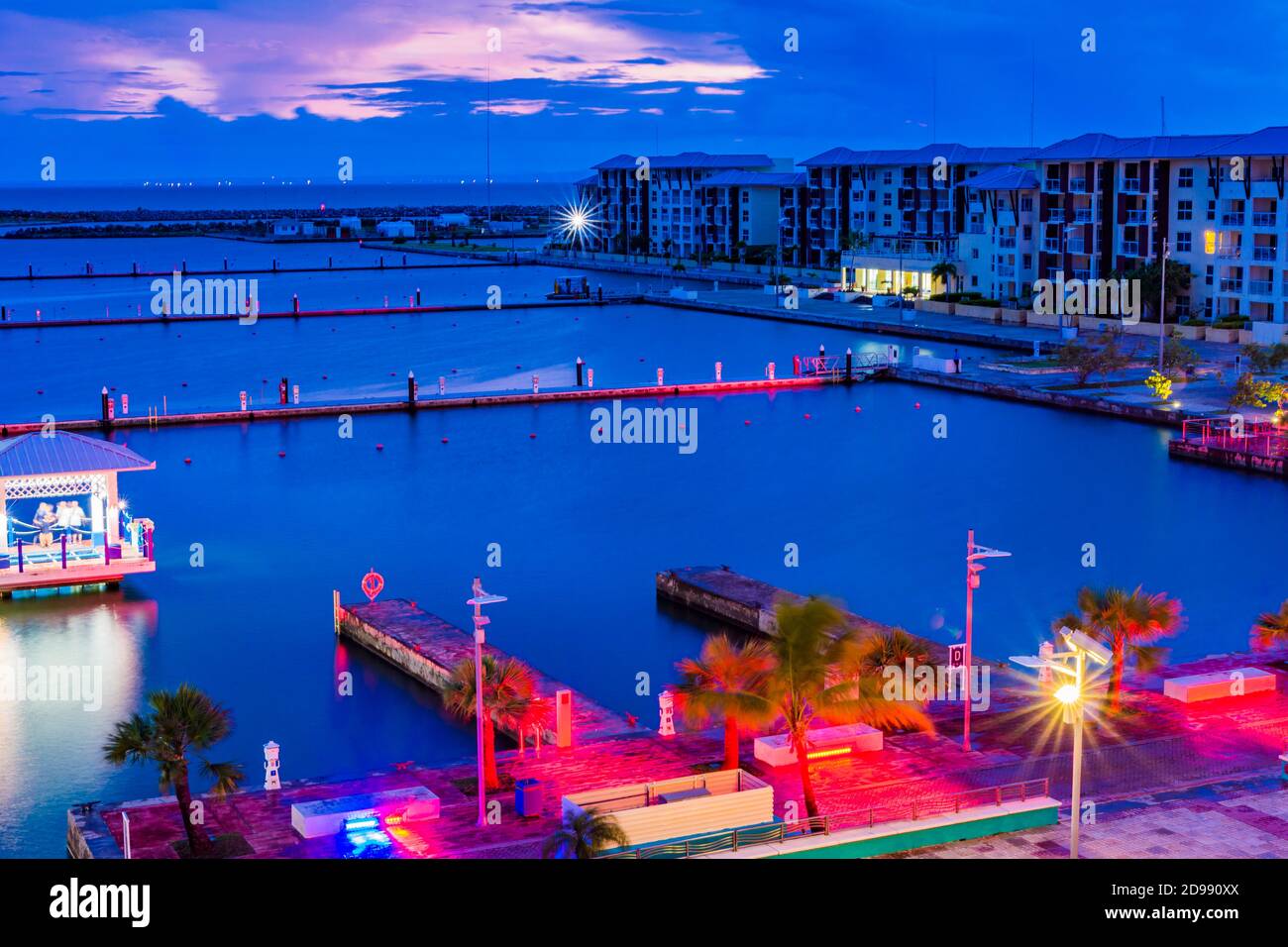 Nightfall at Marina 'Las Morlas'. Varadero, Cárdenas, Matanzas, Cuba ...