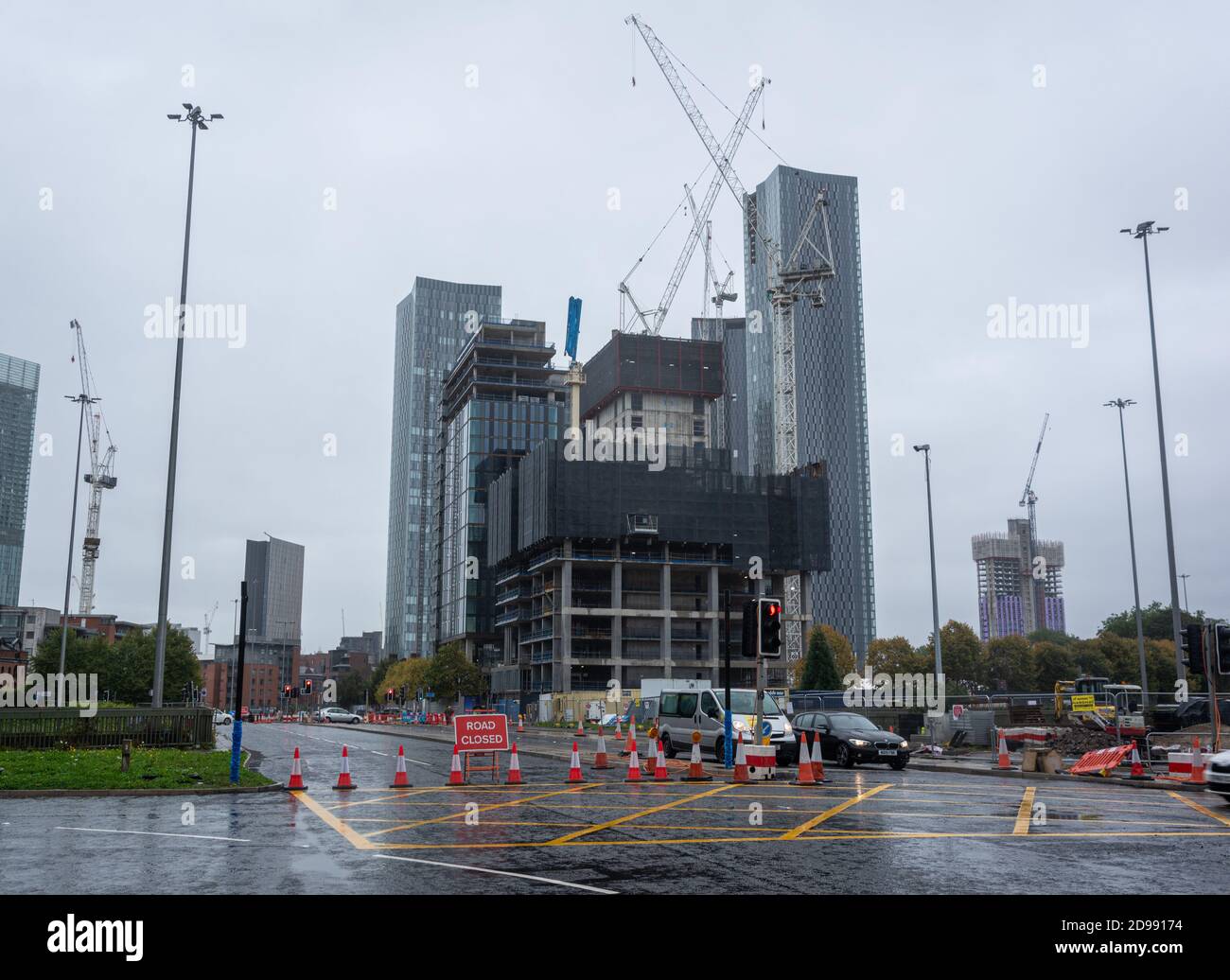 Deansgate square skyscrapers hi-res stock photography and images - Alamy