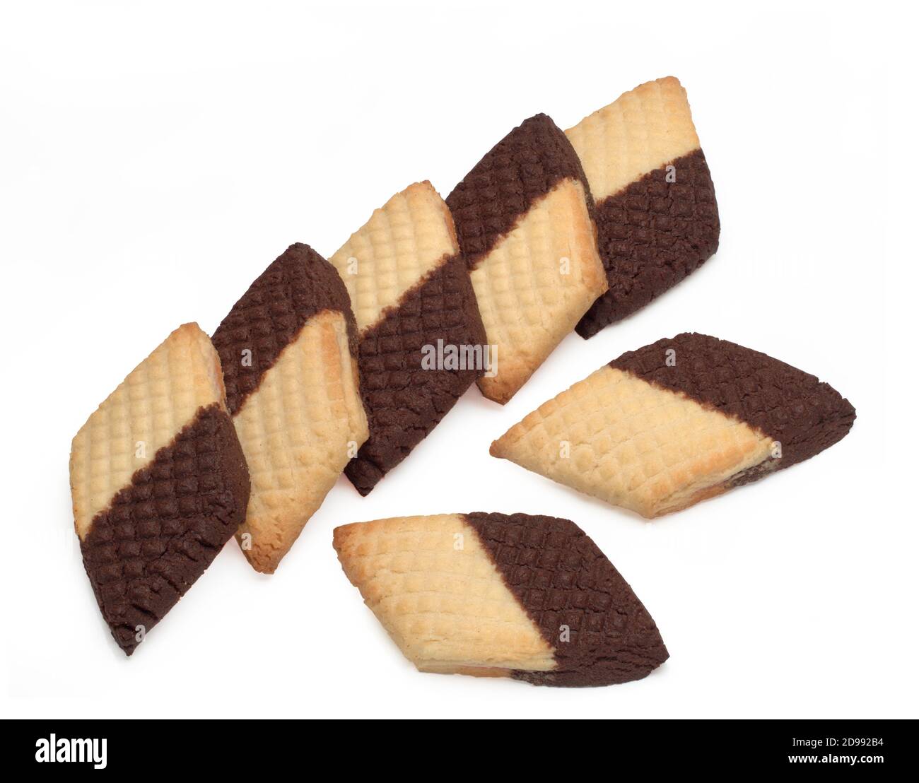 Seven sandy cookies isolated on the white Stock Photo - Alamy