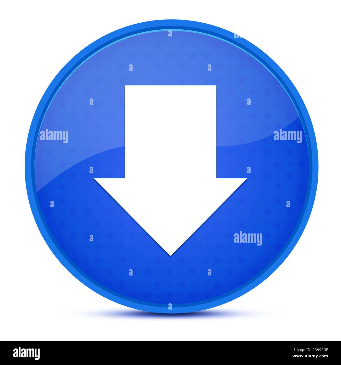 Download aesthetic glossy blue round button abstract illustration Stock ...