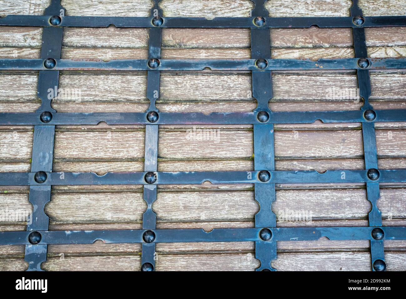 Old wooden gate texture in a close up image Stock Photo - Alamy