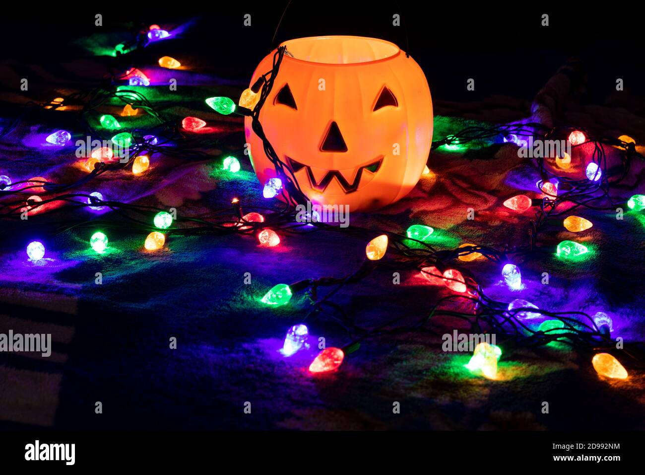 Illuminated halloween decoration hi-res stock photography and images ...