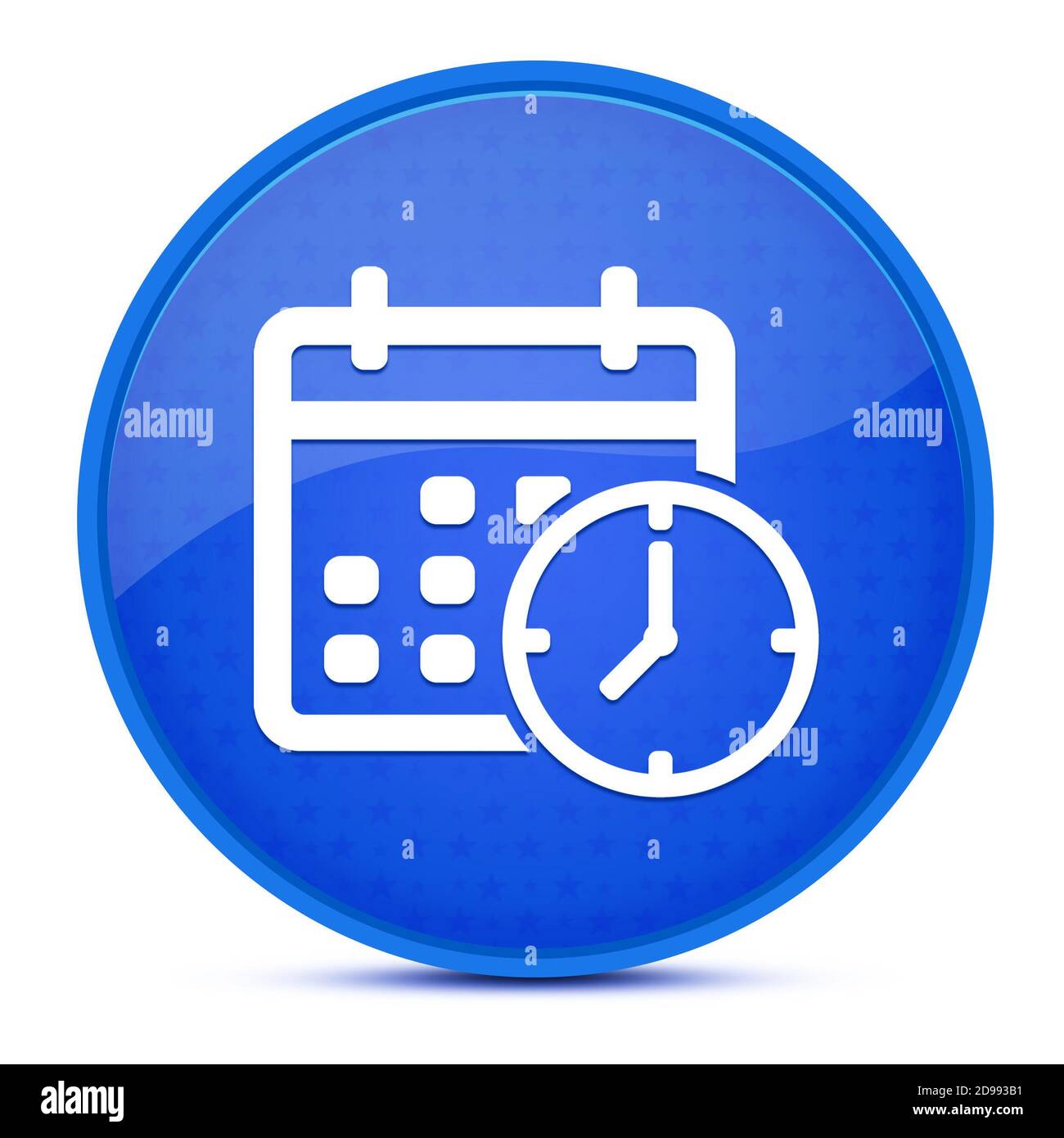 Appointment date calendar aesthetic glossy blue round button abstract ...