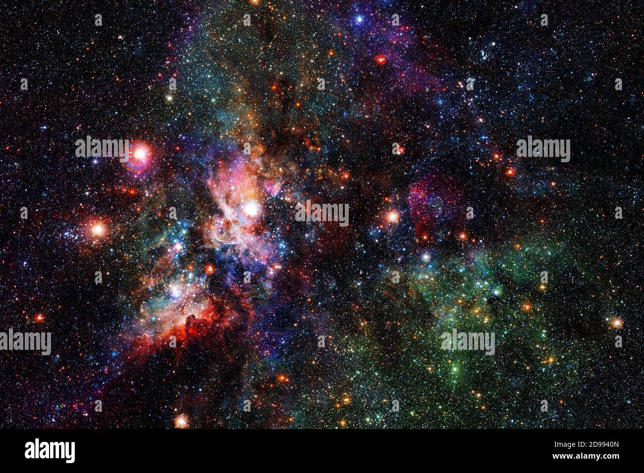 Cluster of stars. Starfield. Nebula. Elements of this image furnished ...
