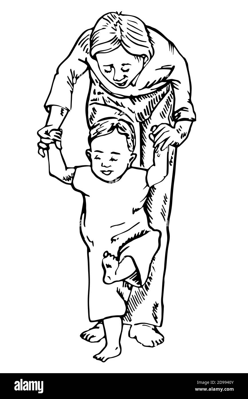 Babys First Steps Clipart