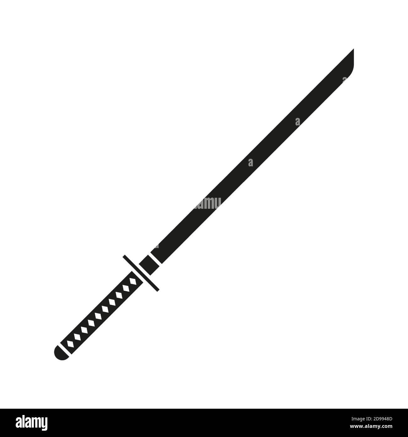 katana icon element of weapon icon for mobile concept and web apps ...