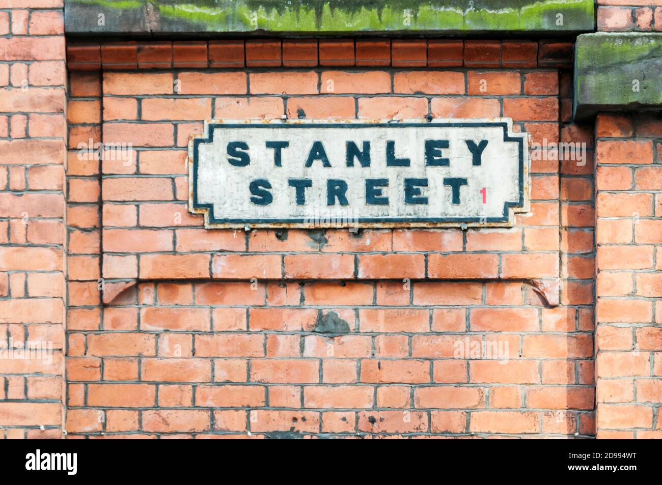 A sign for Stanley Street in central Liverpool Stock Photo - Alamy