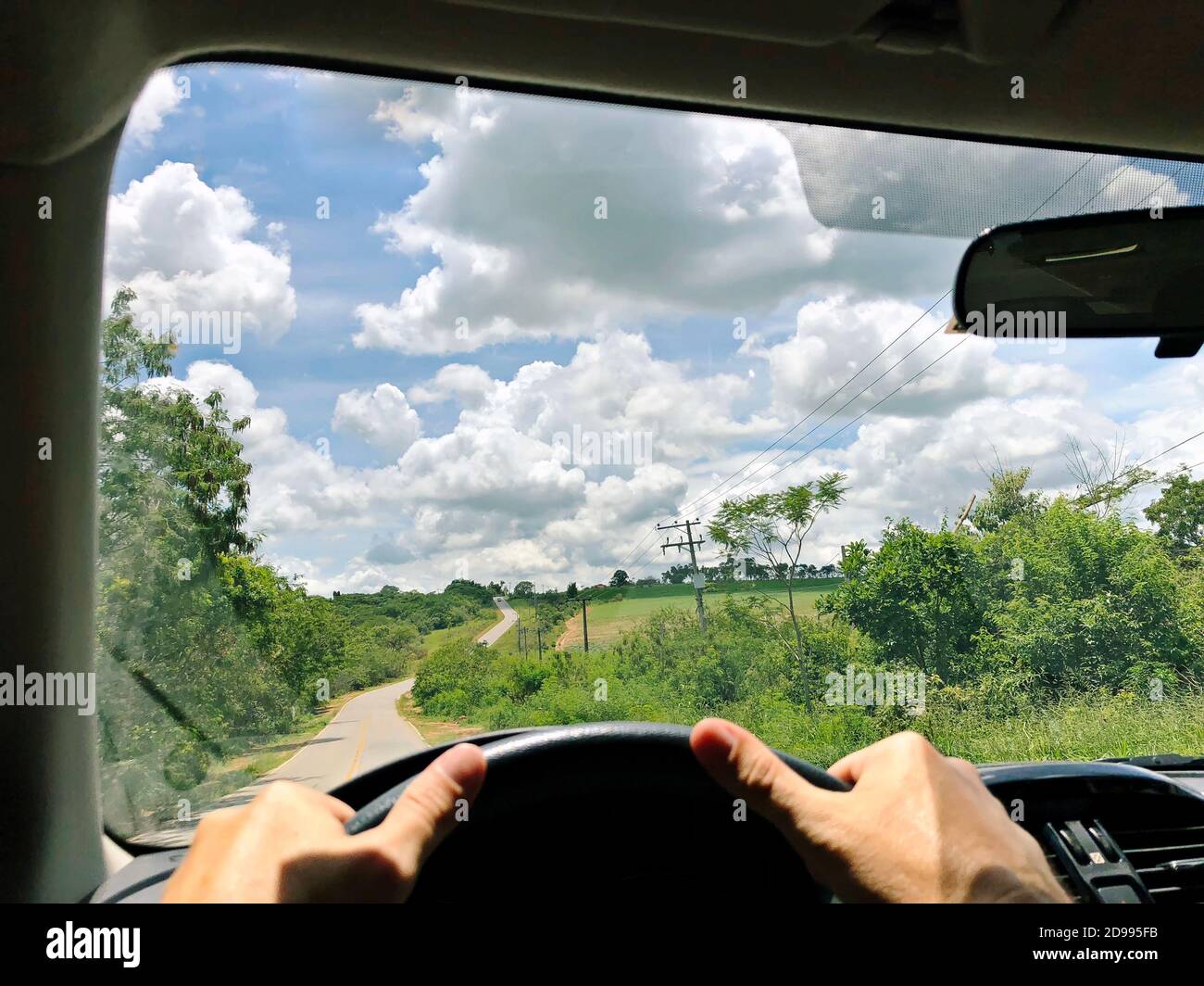 Driver truck pov hi-res stock photography and images - Alamy