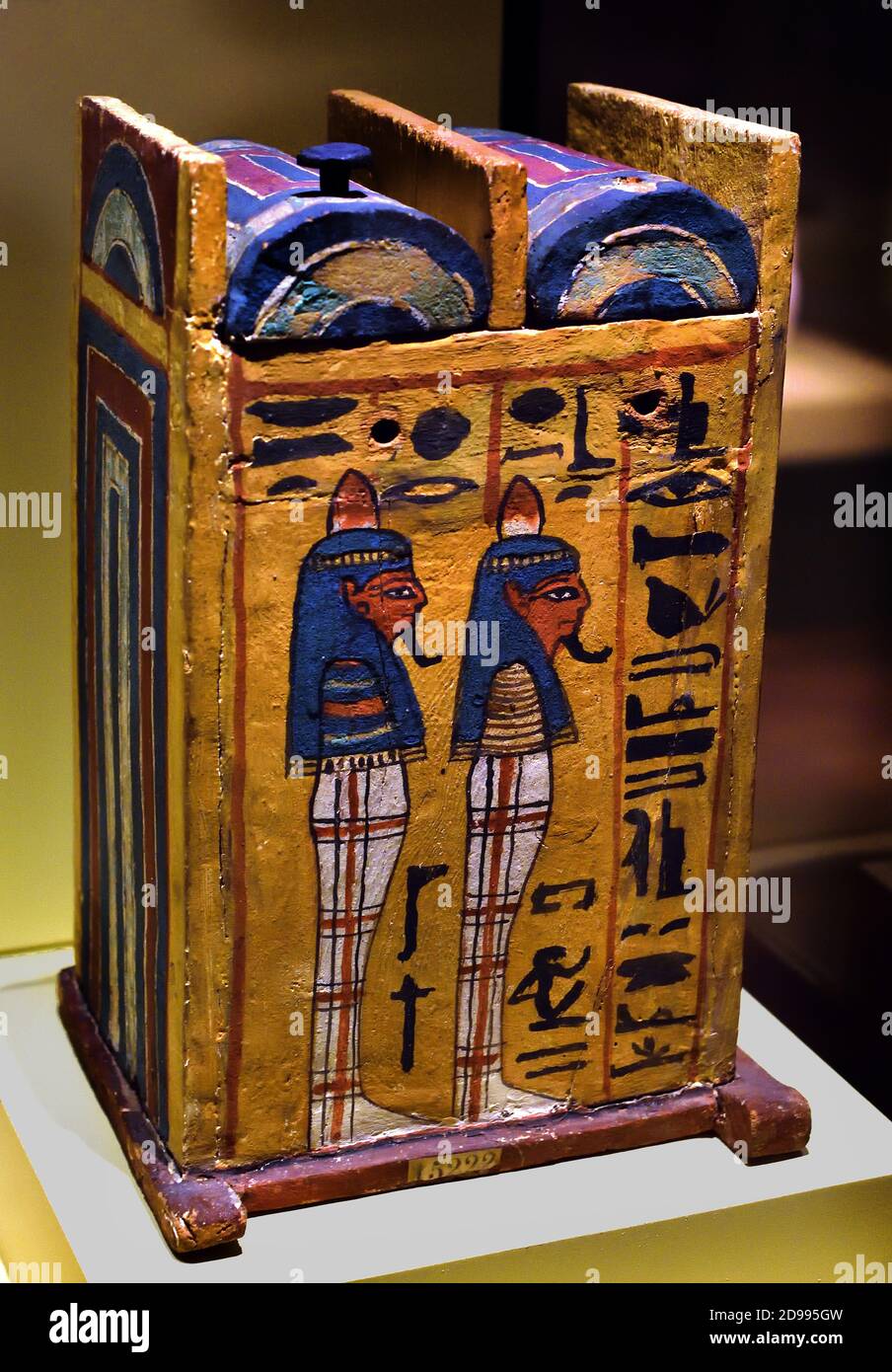 Shabti box of Khabekhent 1292 BC - 1191 BC New Kingdom, 19th Dynasty ...