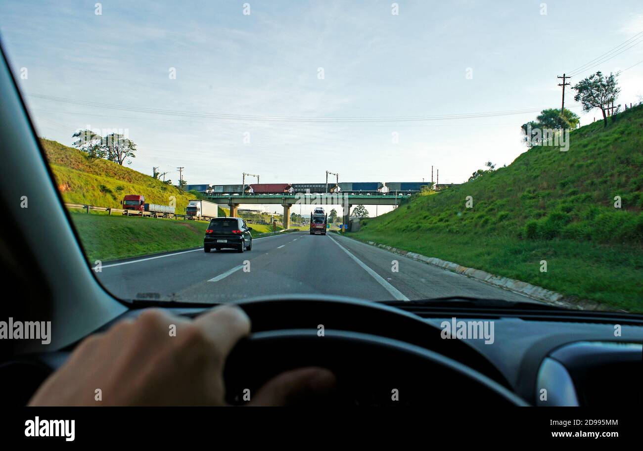 First person point view driving hi-res stock photography and images - Alamy