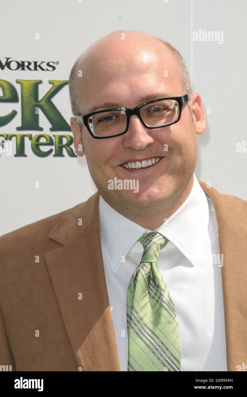Mike Mitchell arrives at the premier Shrek Forever After" at Gibson ...