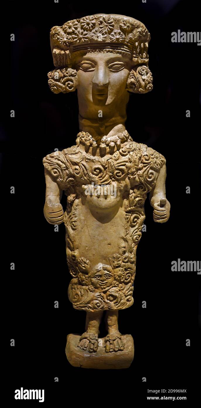 Lady of Ibiza, Carthaginian figurine from 4th-3rd century BC ...
