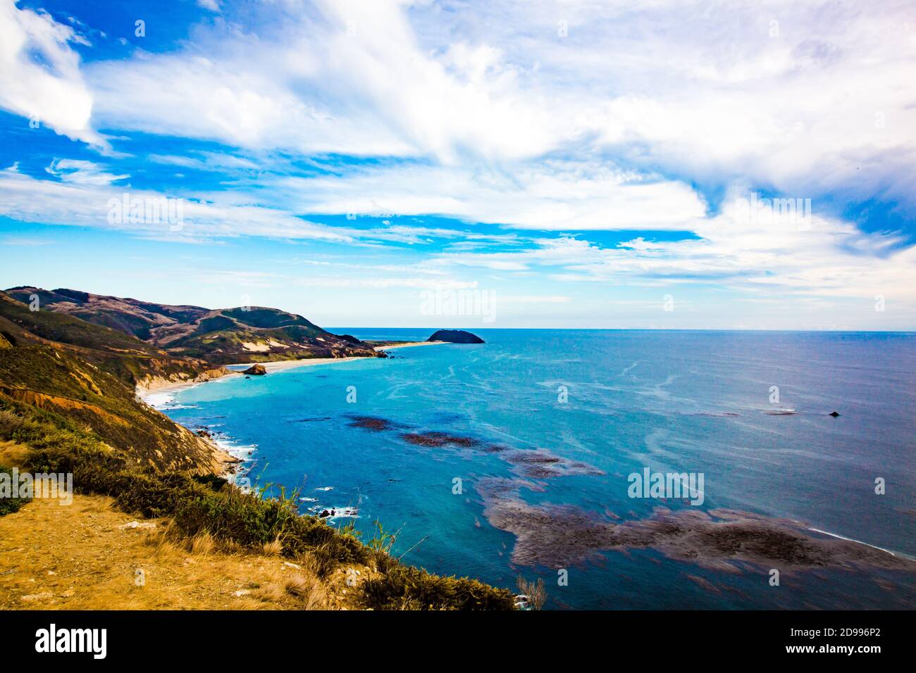 Coastal Beach PCH California USA Stock Photo - Alamy