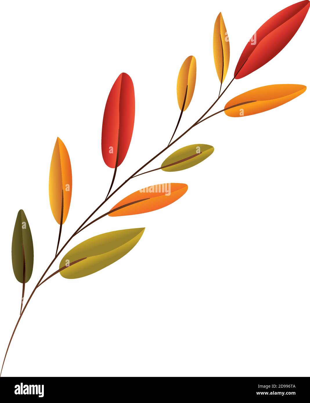 autumn leaf icon vector design Stock Vector Image & Art - Alamy