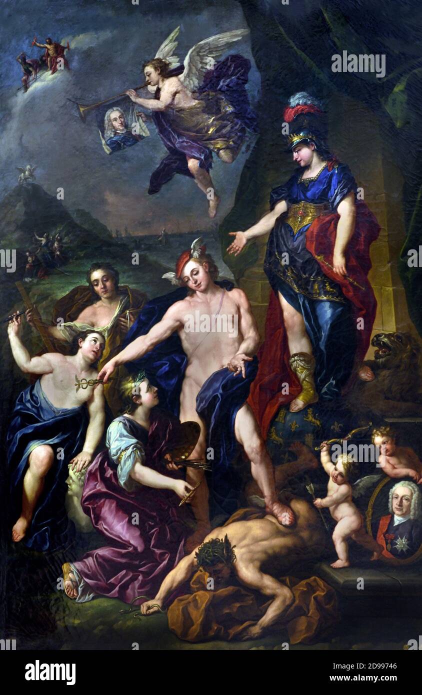 Allegory of catholic religion hi-res stock photography and images - Alamy
