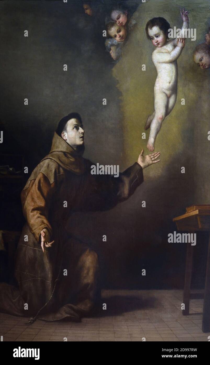 San Antonio de Padua - San Antonio de Padua by Jose de Ribera 1591-1652 ...