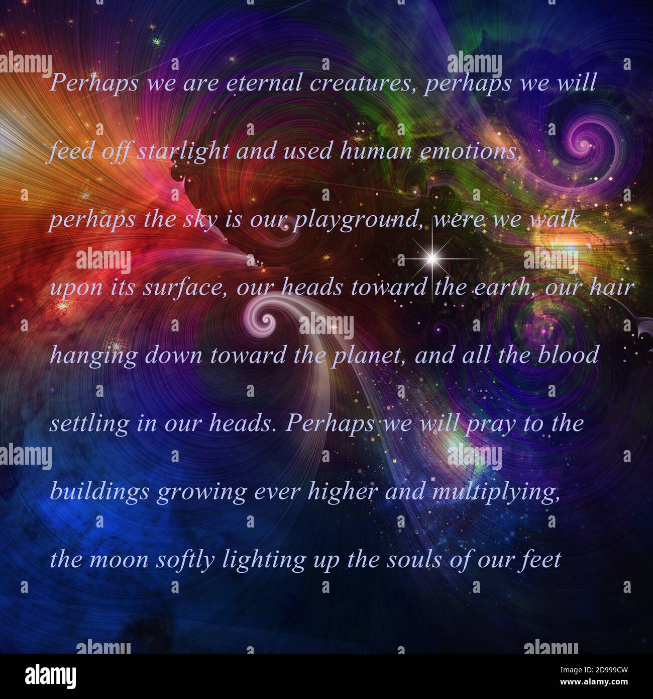 Words of dreams. 3D rendering Stock Photo - Alamy
