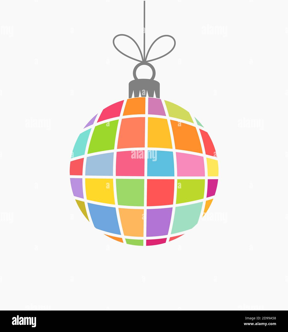Colorful Christmas bauble. Vector illustration Stock Vector Image & Art ...