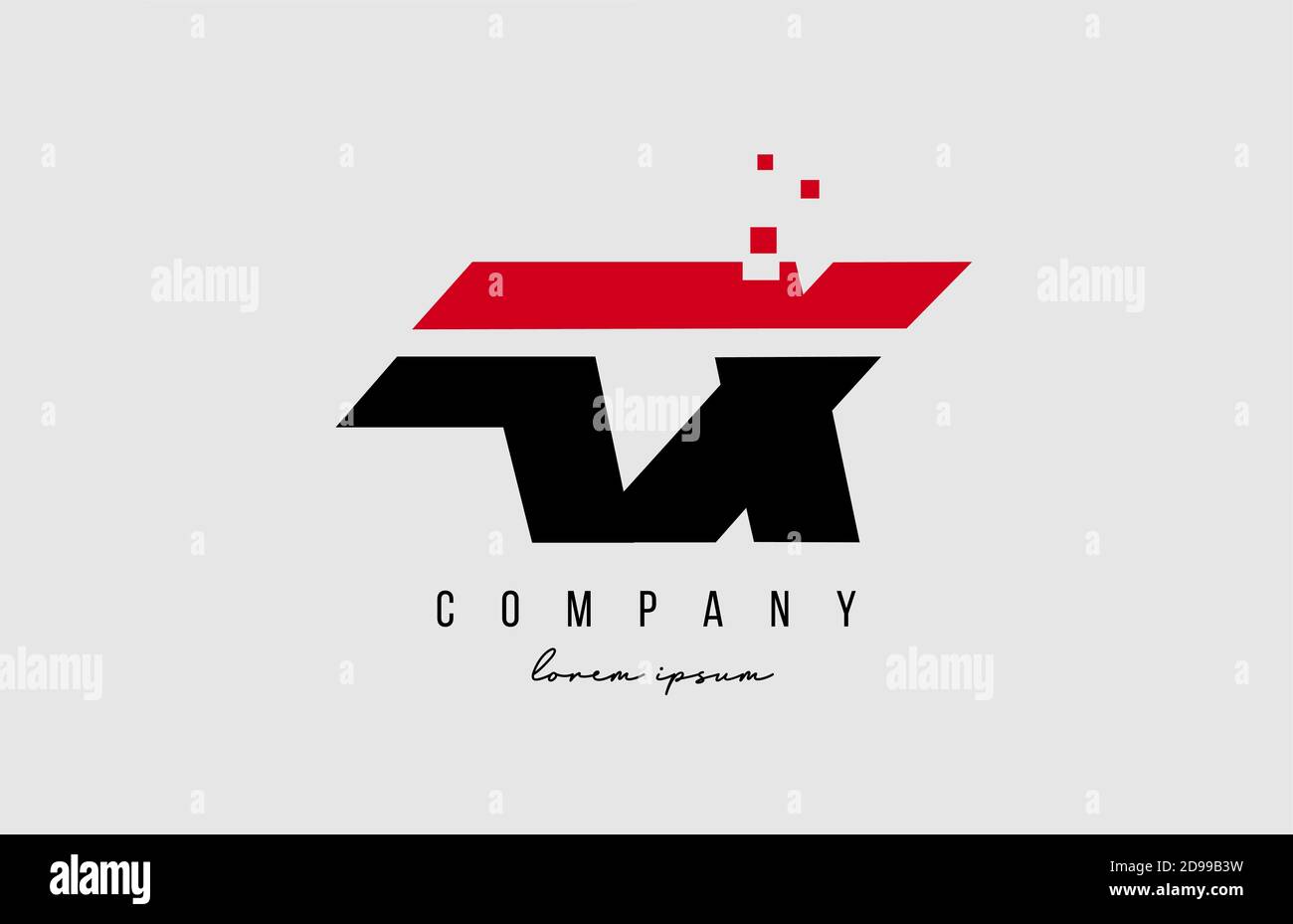 ax a x alphabet letter logo combination in red and black color ...