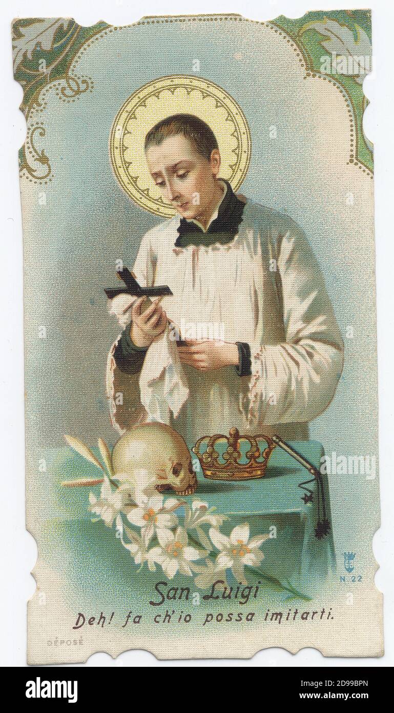 Saint LUIGI GONZAGA ( Castiglione delle Stiviere 1568 - Roma 1591 ...