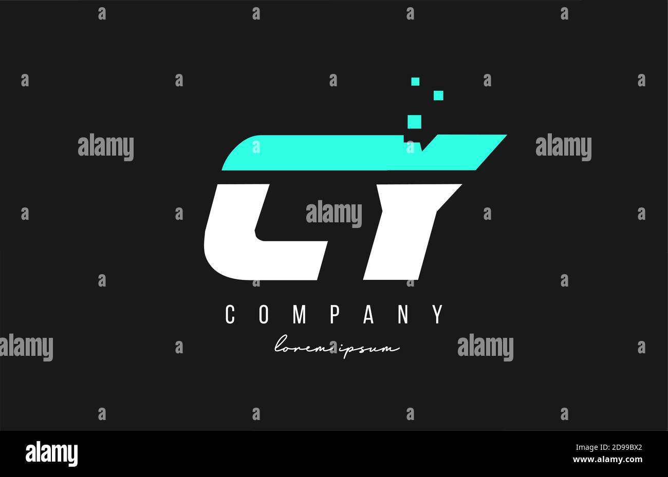 cy c y alphabet letter logo combination in blue and white color ...