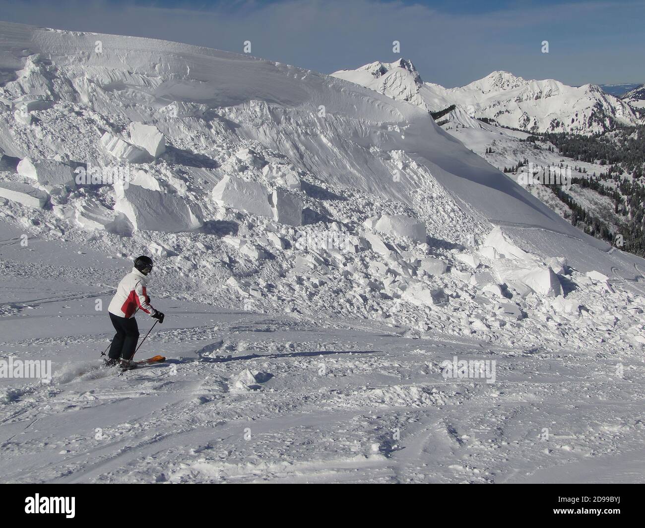 Skier cornice hi-res stock photography and images - Alamy