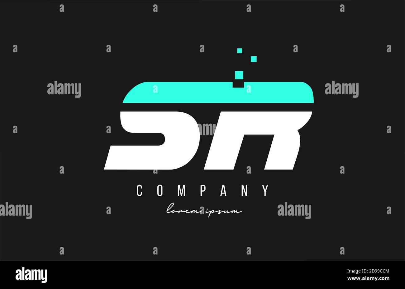 sr s r alphabet letter logo combination in blue and white color ...