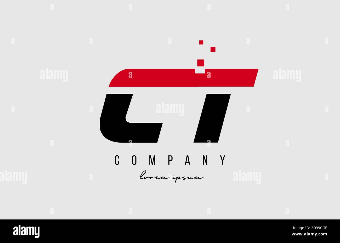 Ct red logo hi-res stock photography and images - Alamy