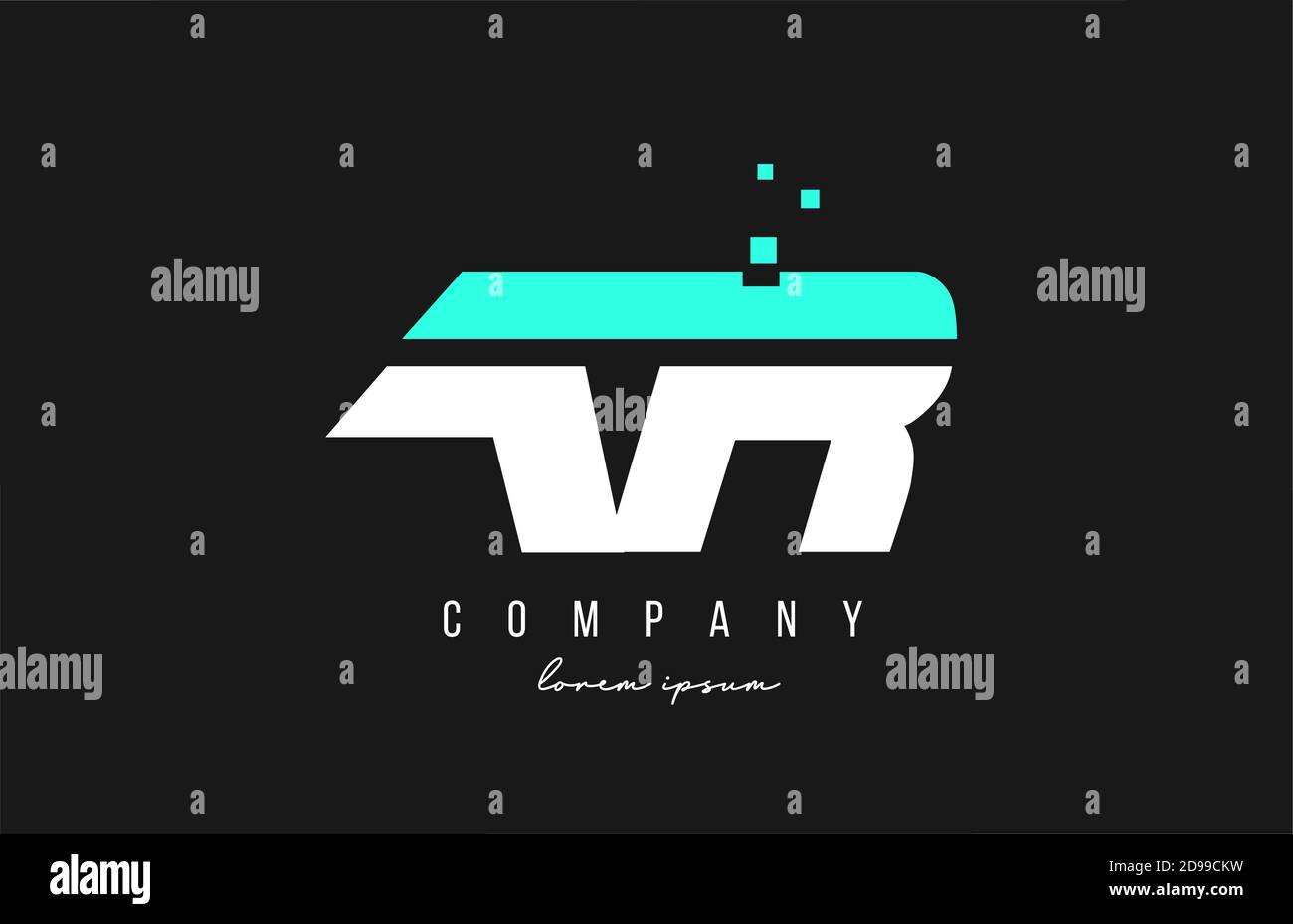 ar a r alphabet letter logo combination in blue and white color ...