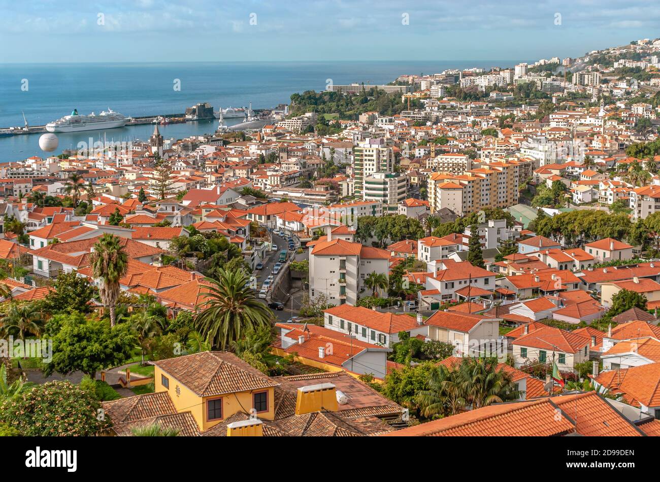 City view of Funchal, Madeira Island, Portugal Stock Photo - Alamy