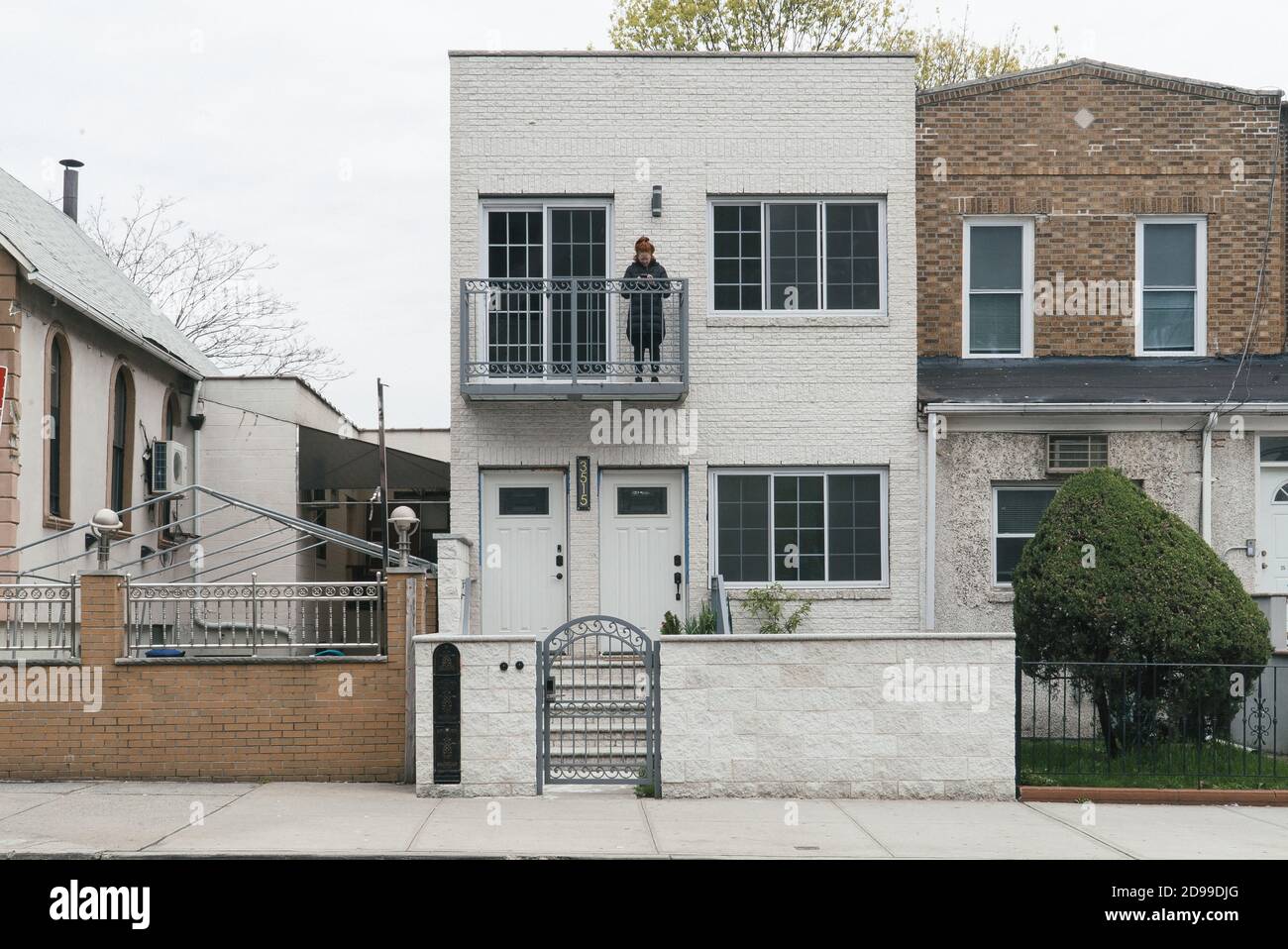 Smoking on a balcony hi-res stock photography and images - Alamy