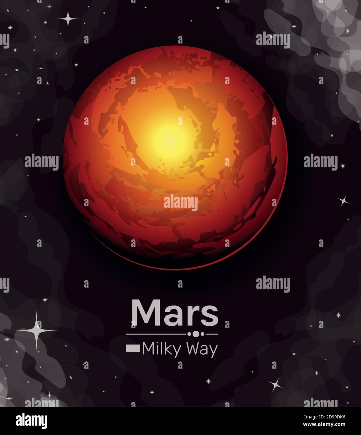 Mars way Stock Vector Images - Alamy