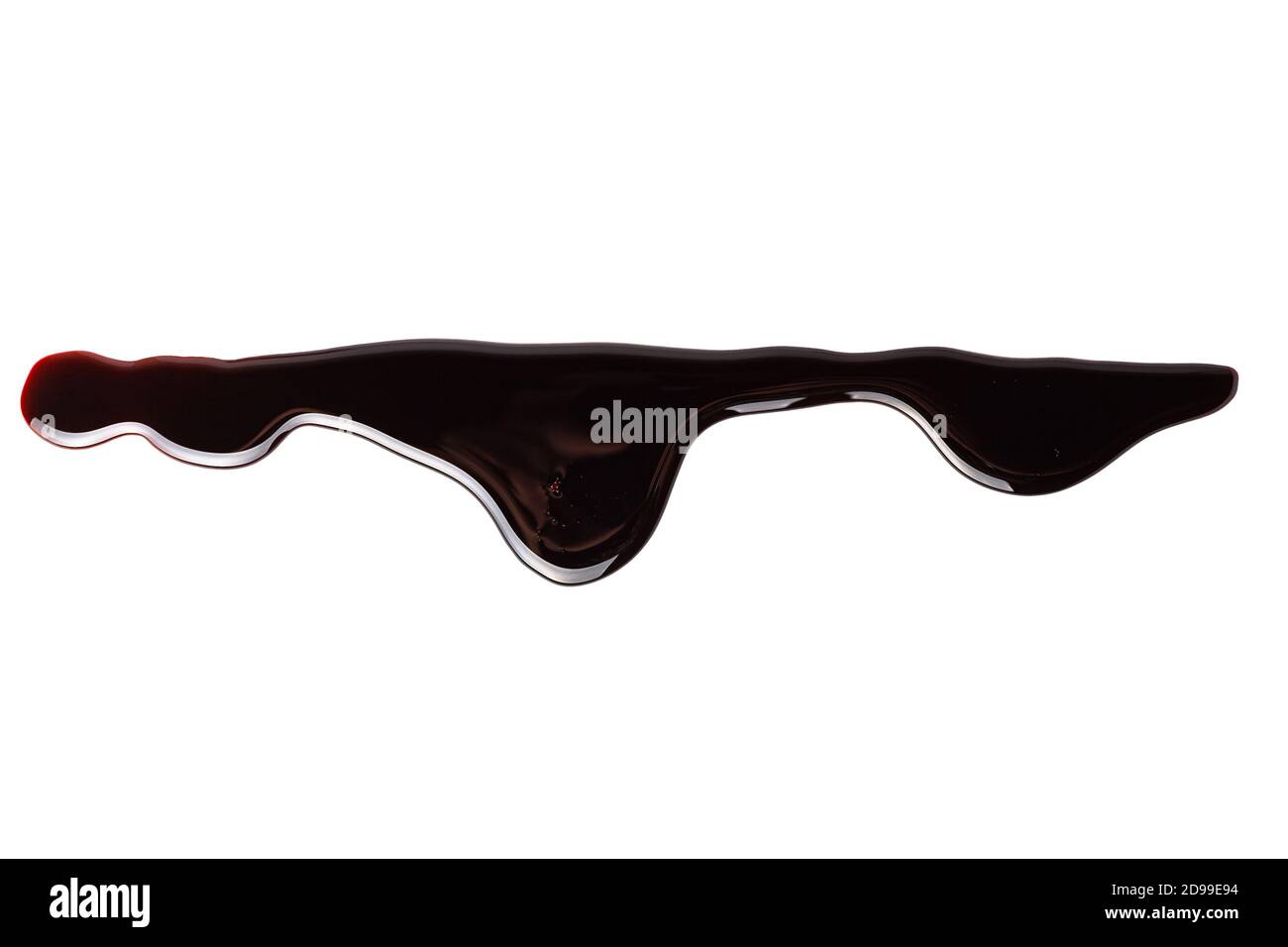 Bloody drops and drips isolated on white background Stock Photo - Alamy
