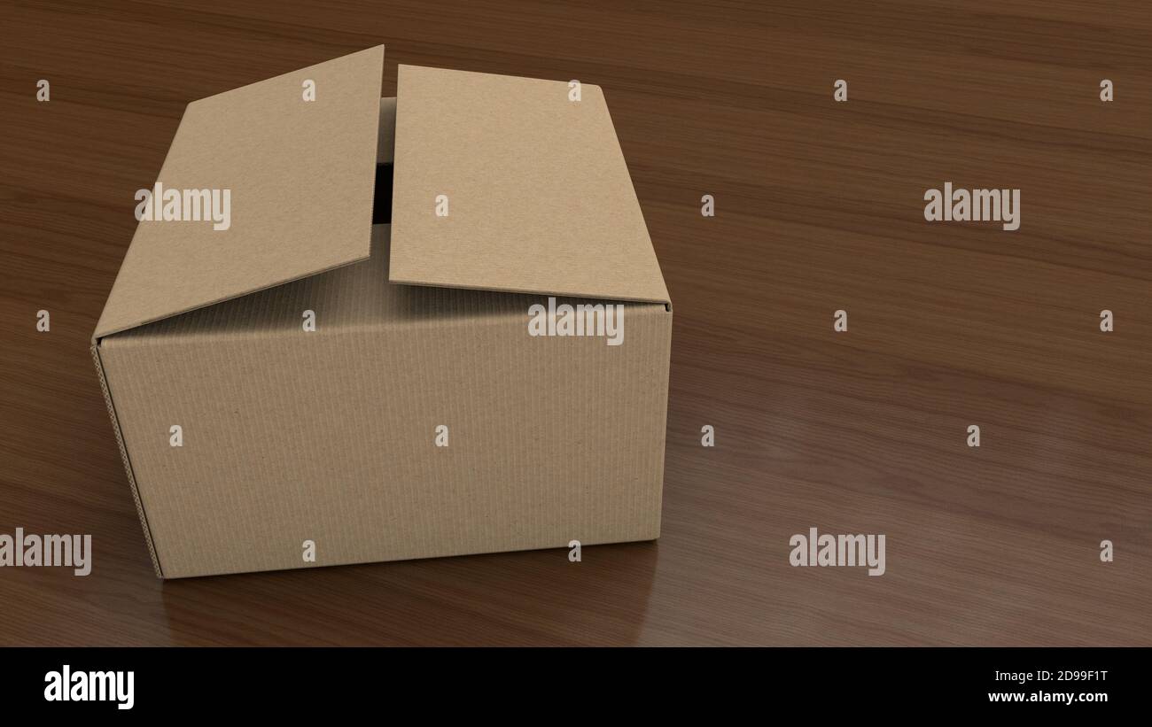 3D Rendering: Package, Pack, Box, mockup template Stock Photo - Alamy