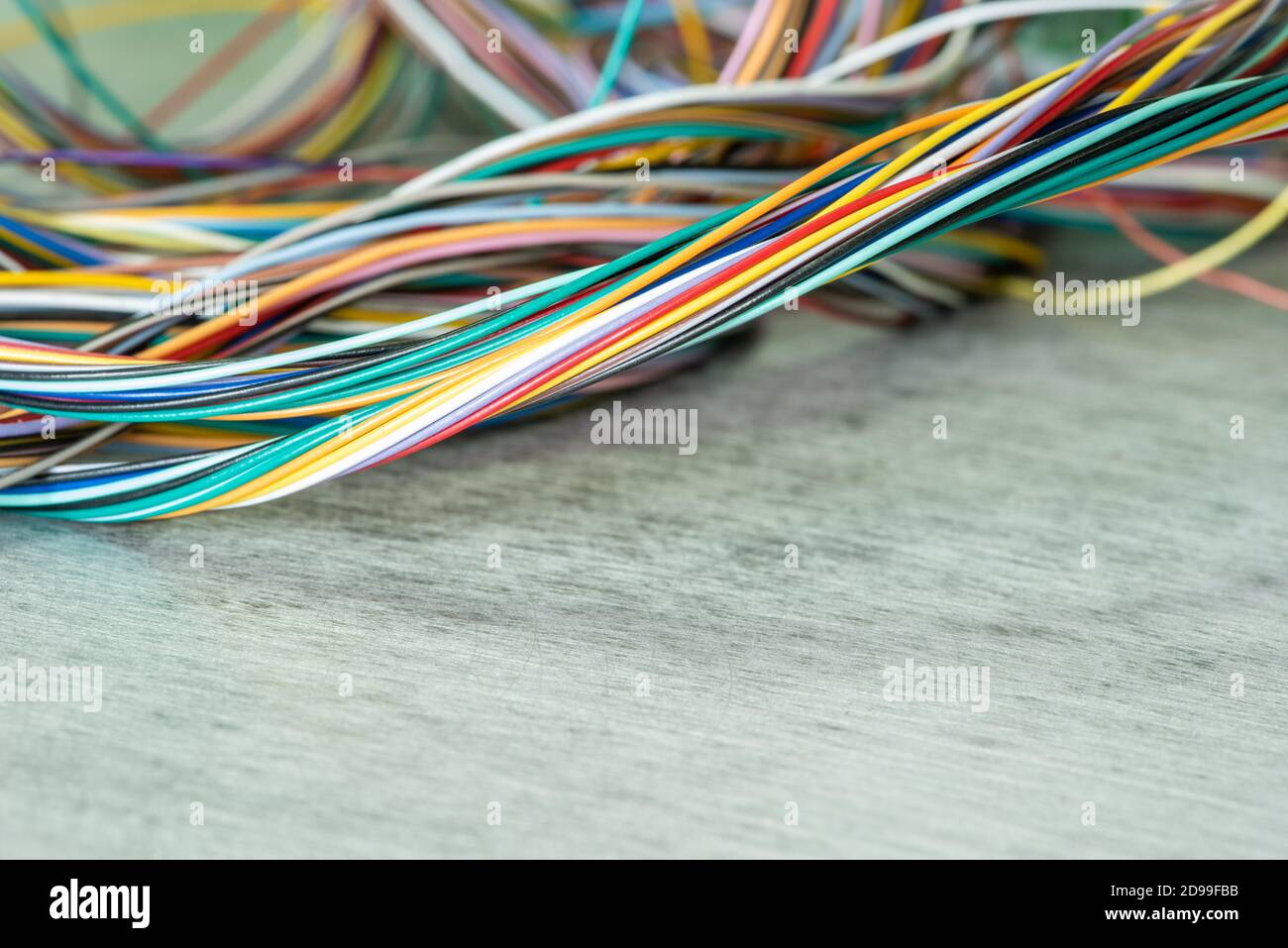 Electrical cable technology of data transmission Stock Photo - Alamy