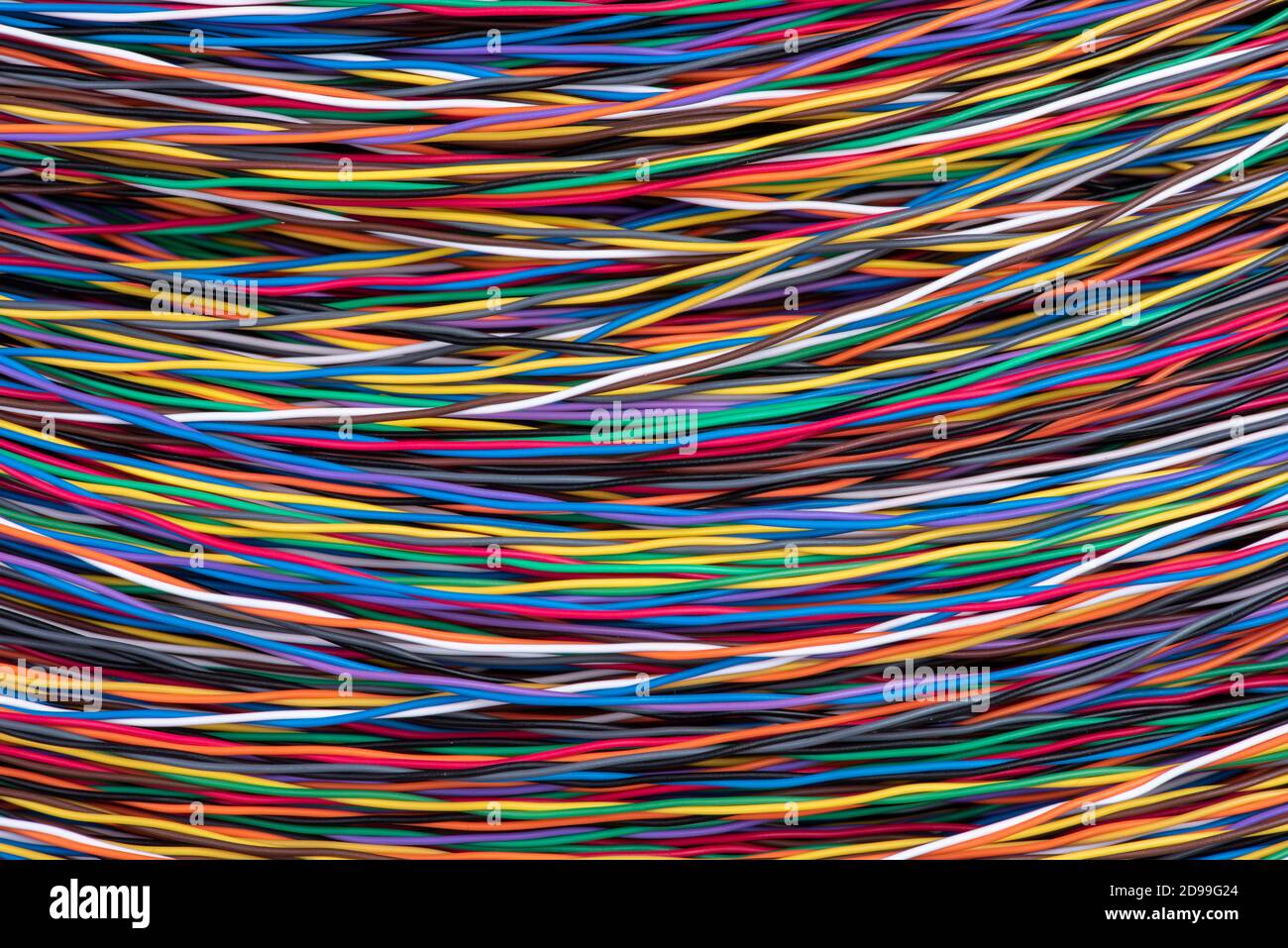 Colorful Electrical Cable and Wire Stock Photo - Alamy