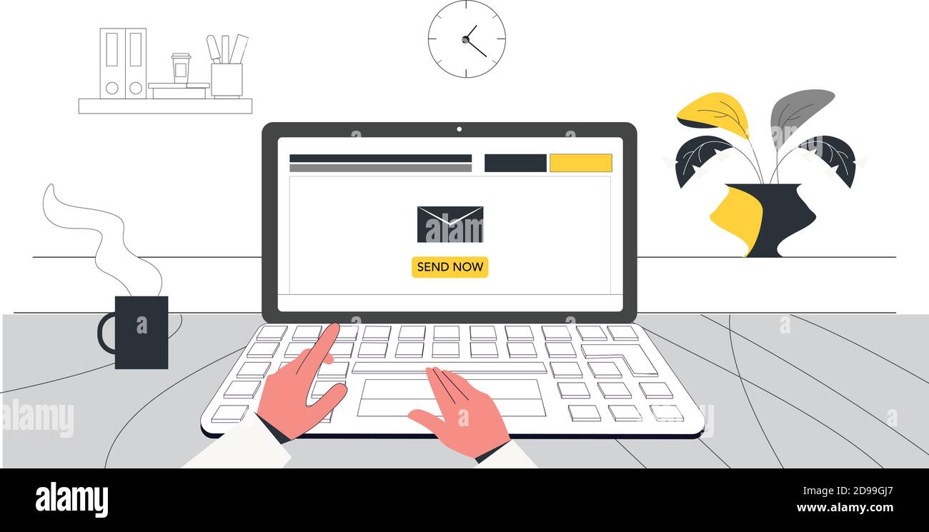 Modern arab laptop Stock Vector Image & Art - Alamy