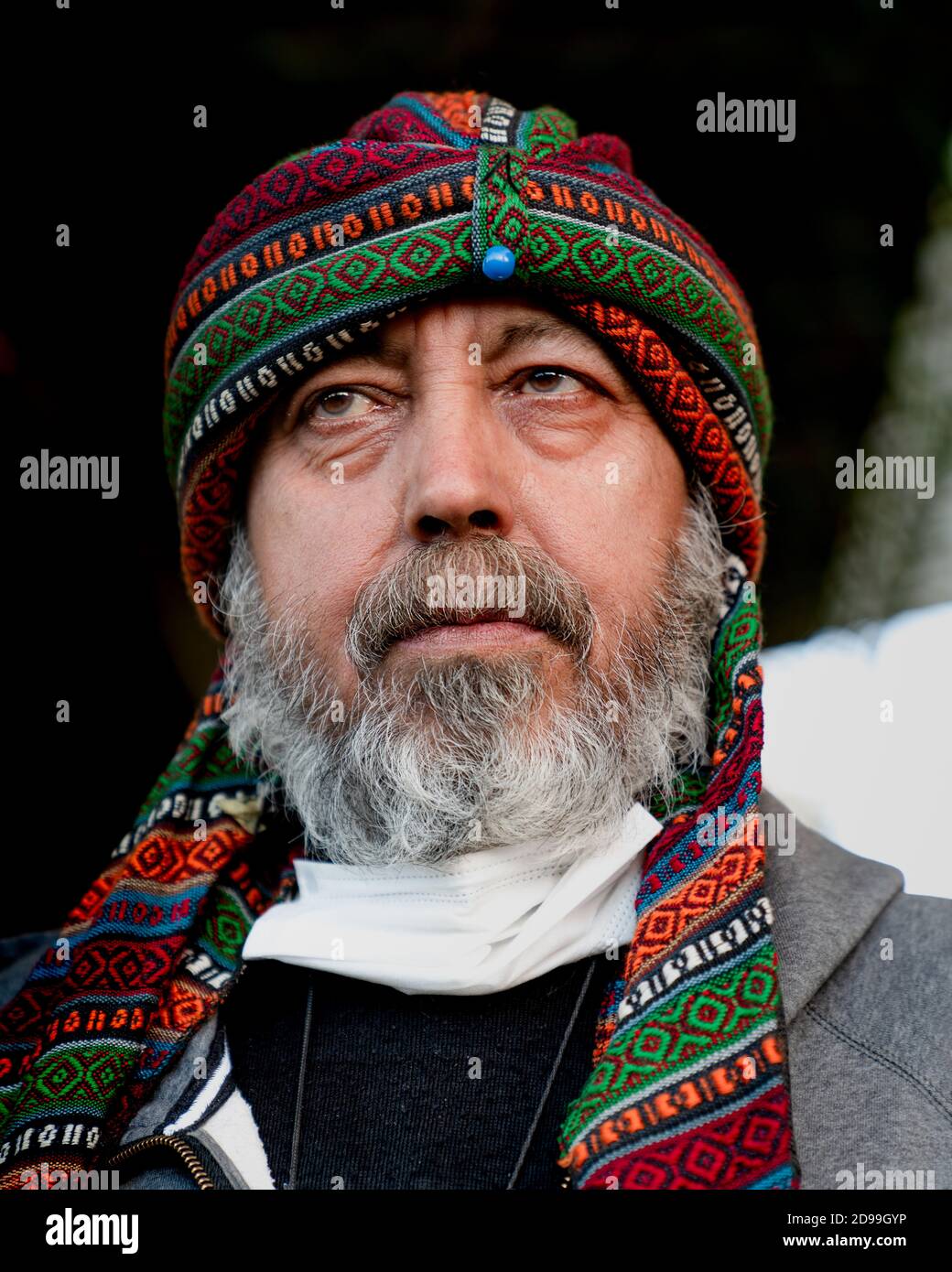 Ankara/Turkey-November 01 2020: Middle Eastern bearded man Stock Photo ...