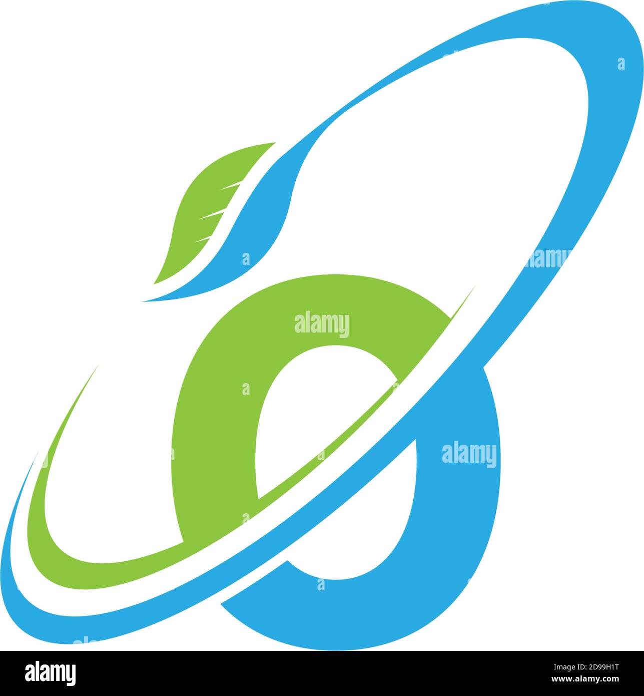 Letter O logo leaf icon design concept vector Stock Vector Image & Art ...