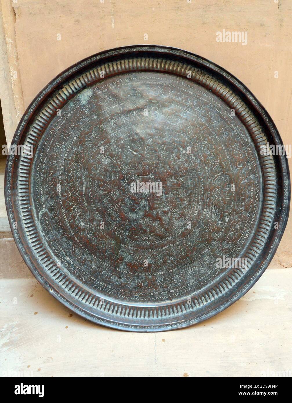 The beautiful interior of the Jibreen castle in Oman Stock Photo - Alamy