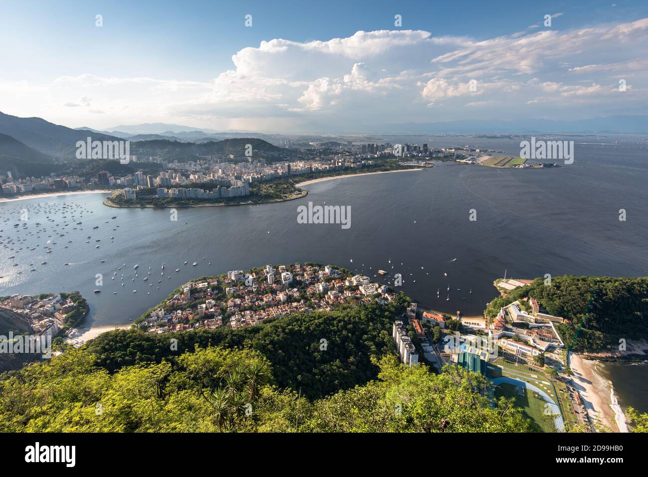 Aerial View of Guanabara Bay in Rio de Janeiro, Brazil Stock Photo - Alamy