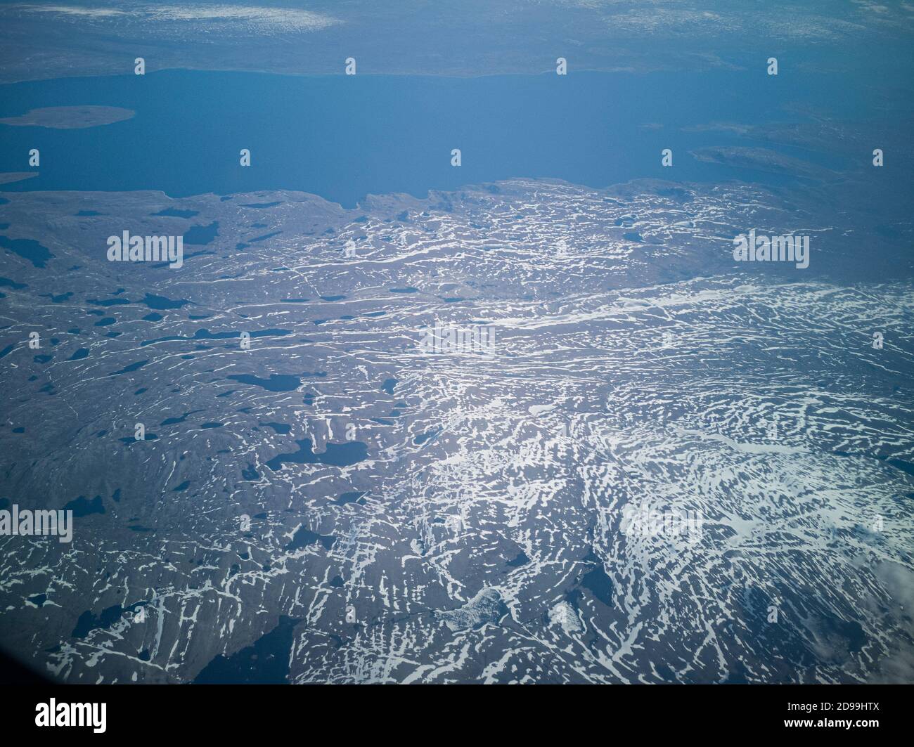 Northern Russia from 38,000ft Stock Photo - Alamy