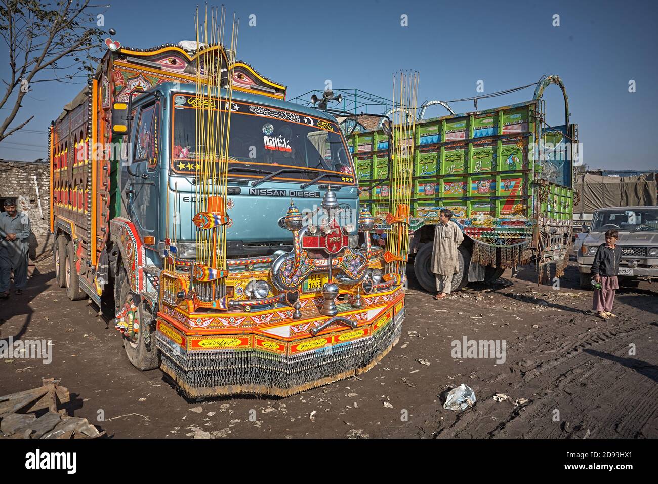 Rawalpindi, Pakistan, December 2008. One of the country's typical ...