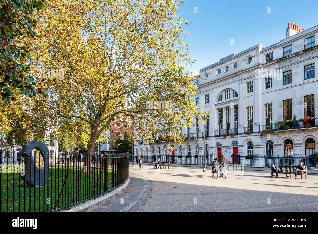 Georgian architecture fitzrovia london hi-res stock photography and ...