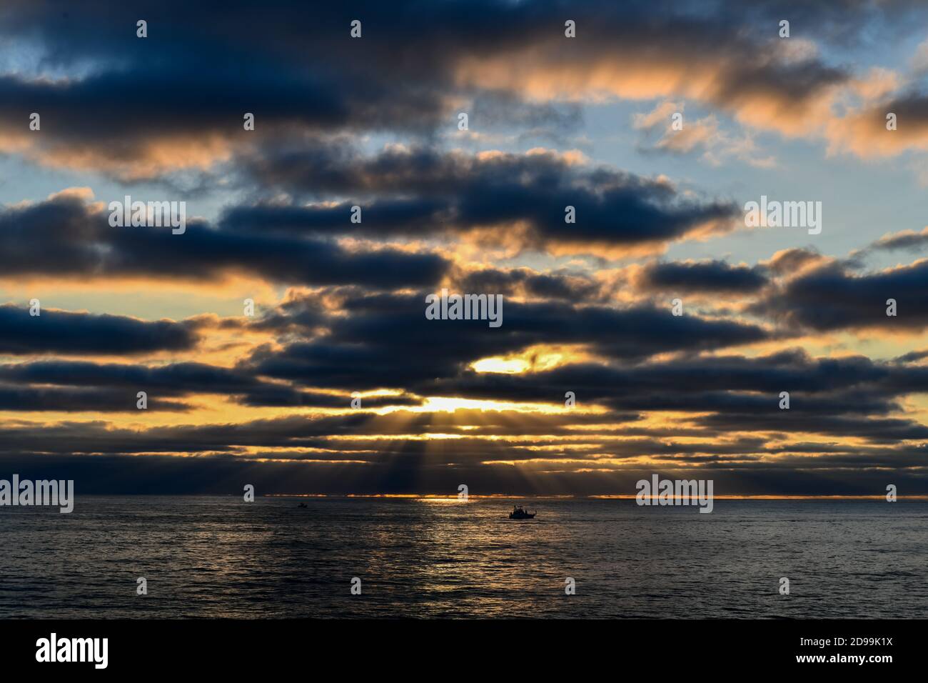 Sunset by the Ocean Beach Pier in San Diego, California Stock Photo - Alamy