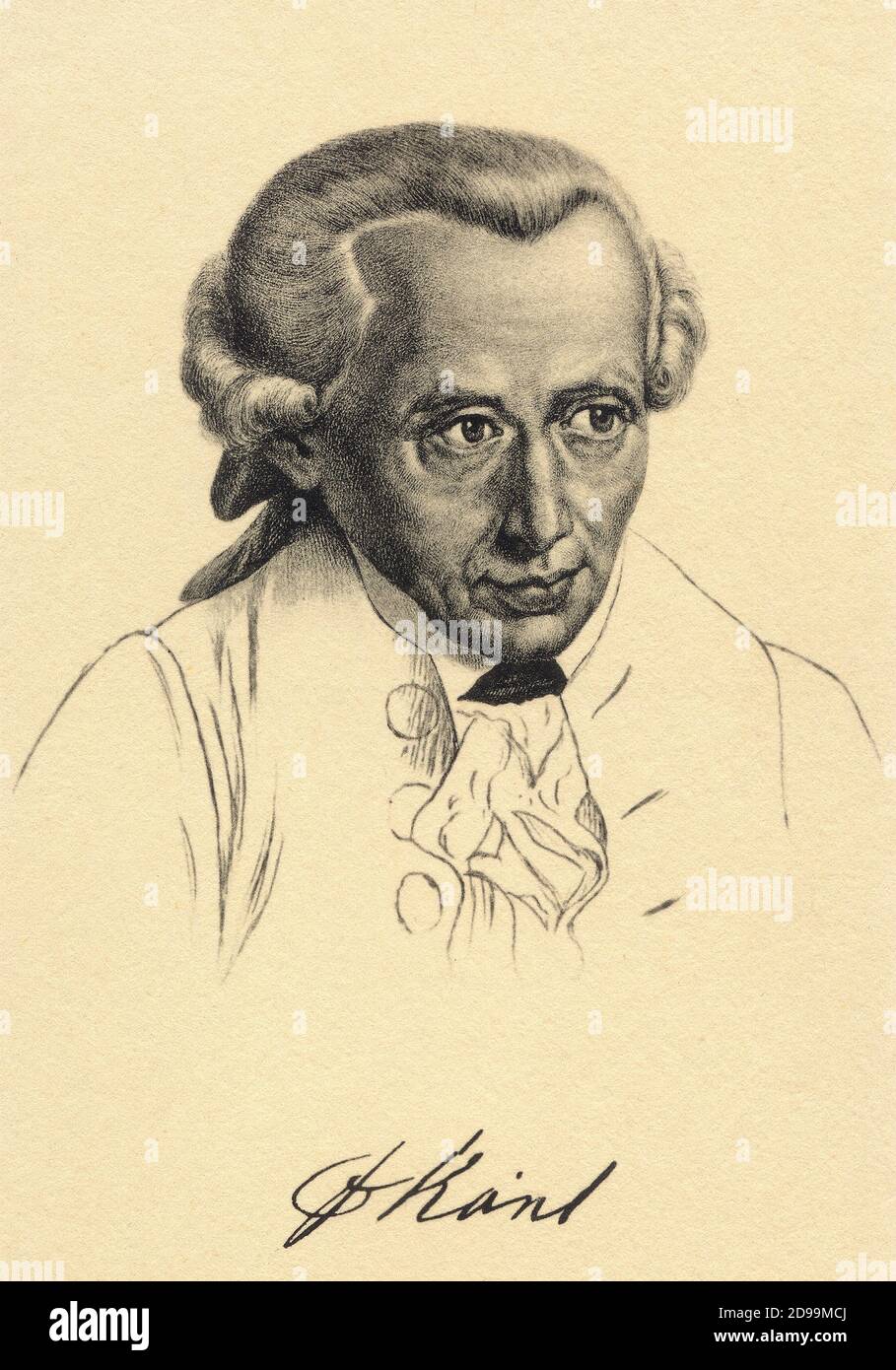 Immanuel kant portrait philosophy hi-res stock photography and images ...