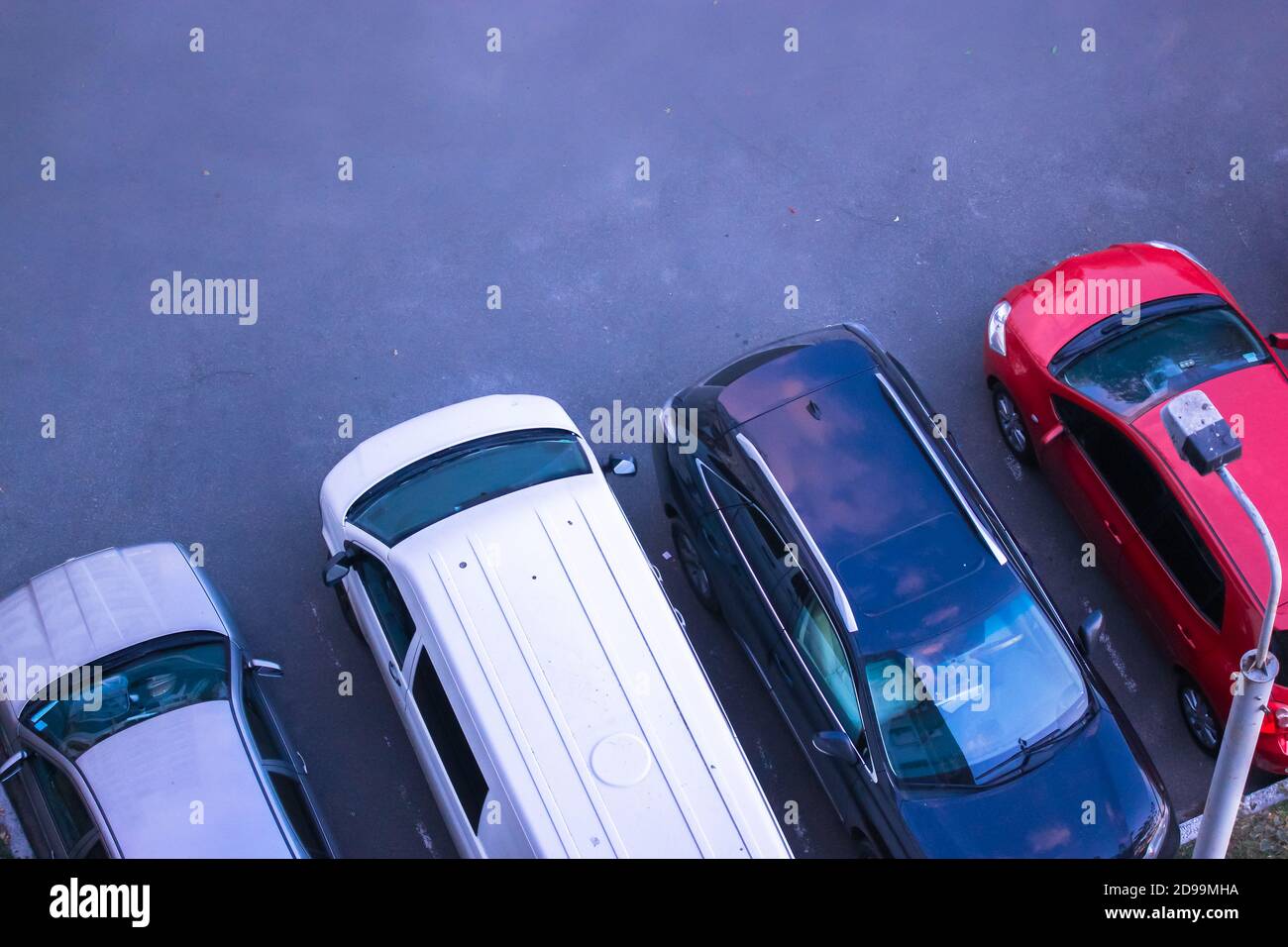 Model car top view hi-res stock photography and images - Alamy