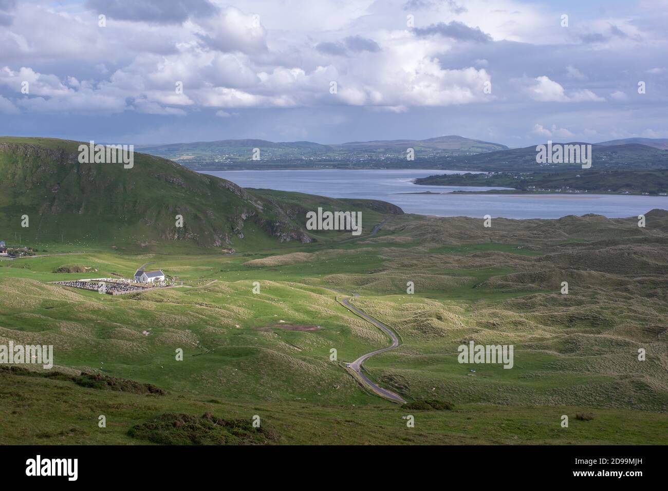 The church at Lagg, Malin Donegal Stock Photo - Alamy